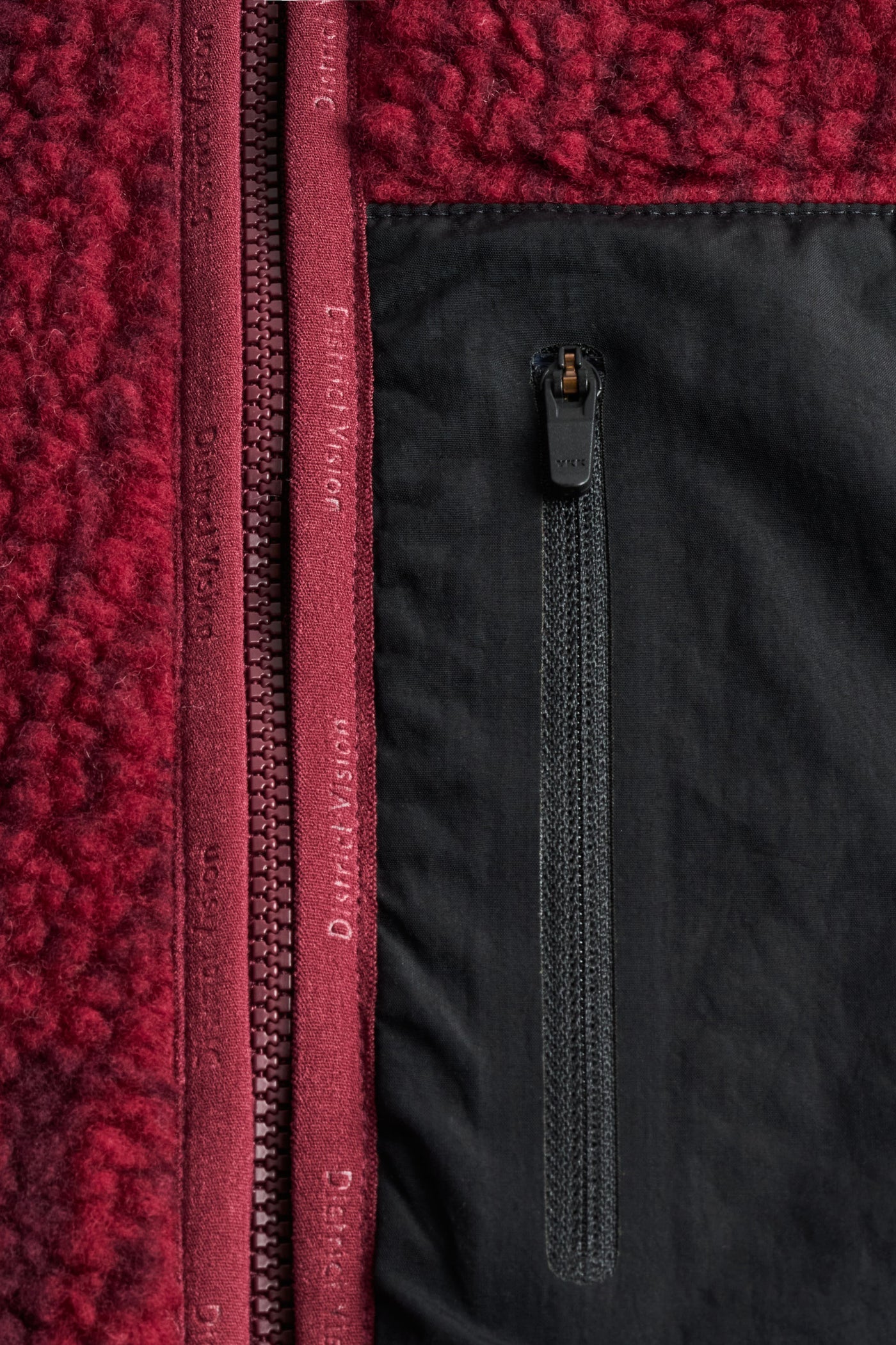 Cropped Pile Fleece, Hollow Visions – District Vision
