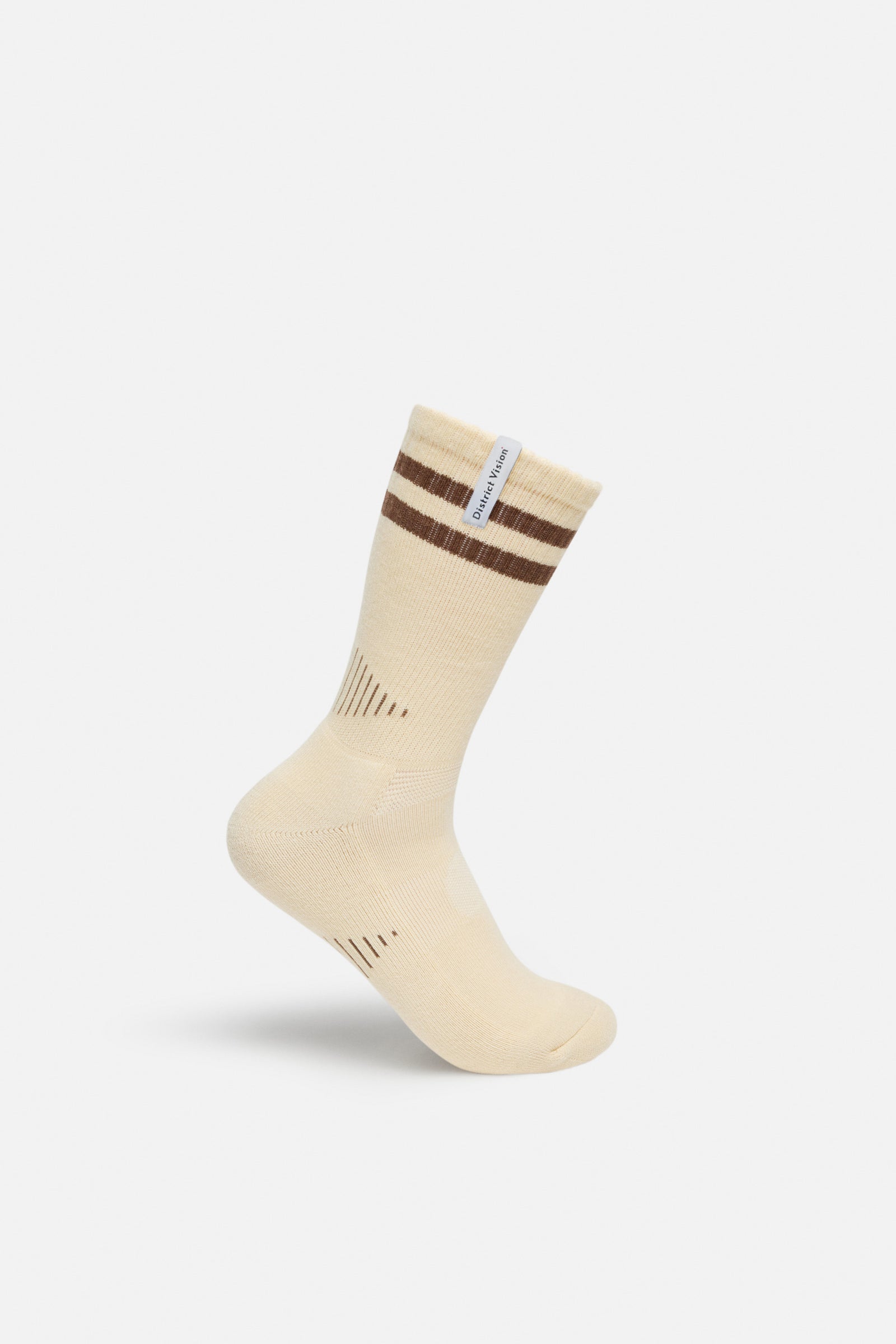 Zonal Organic Cotton Socks, Sand/Brown – District Vision