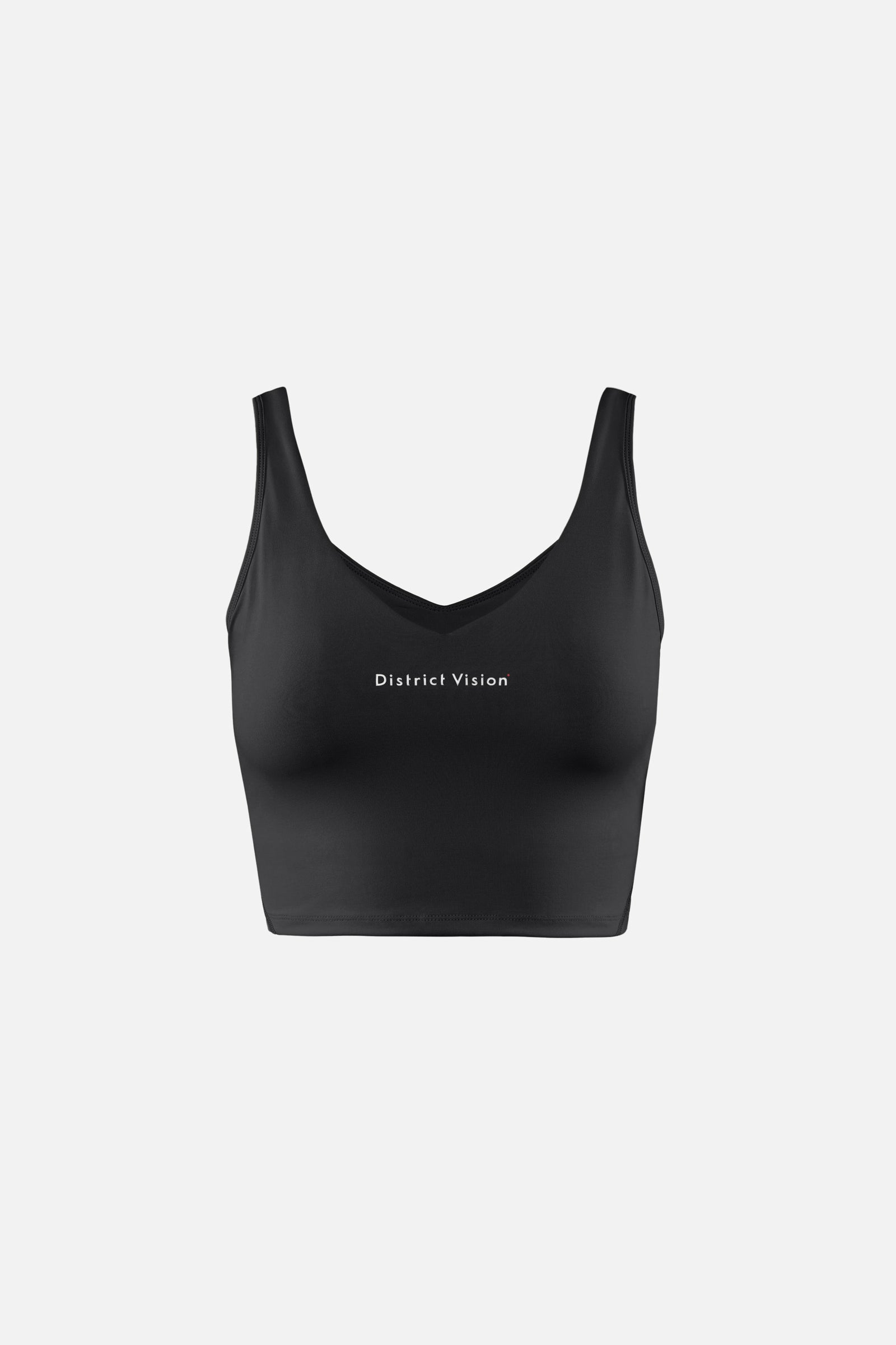 Twin Layer Long Line Bra, Black – District Vision